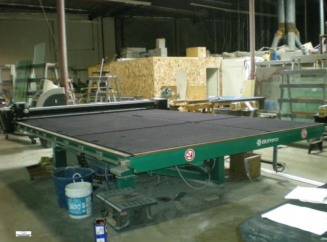 Bottero Model 331BKMTilt cutting table - Hilditch Enterprises