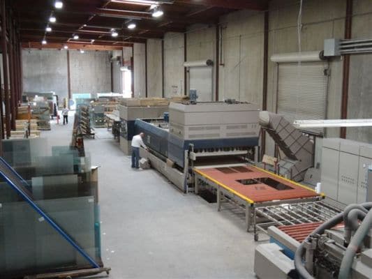 Glass tempering furnaces