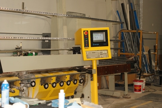 Bottero 910P Glass beveling machine