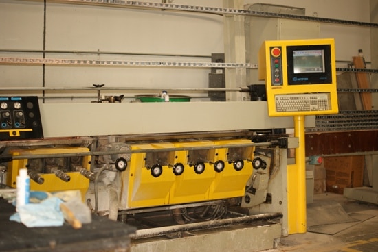 Bottero 910P Glass beveling machine