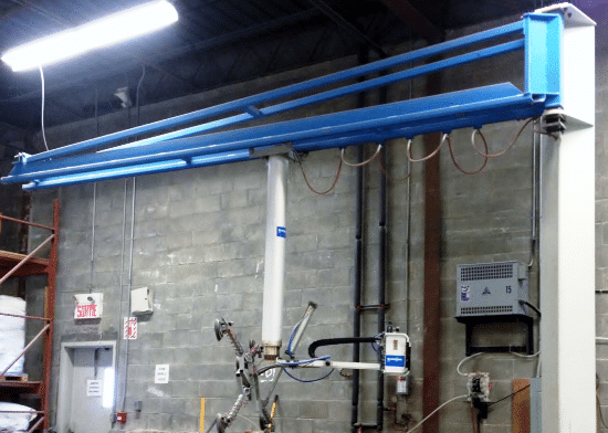 Bystronic Pillar crane and easy lifter - Now Offering Concrete Grinding ...