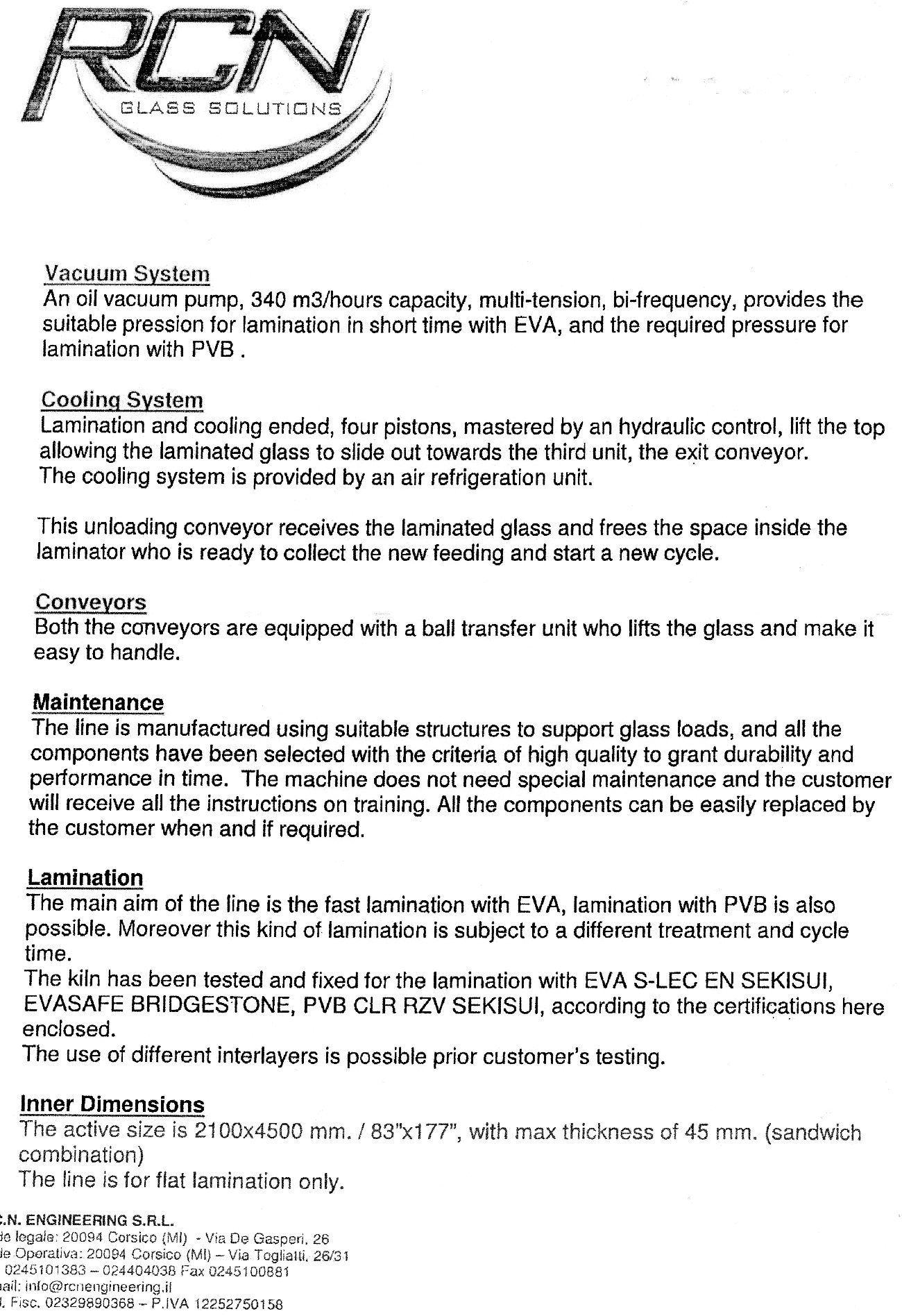 Glass lamination line