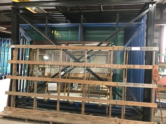 Bromer glass storage rack