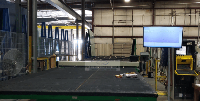 Bottero 340 BCS Cutting Table with Breakout Table