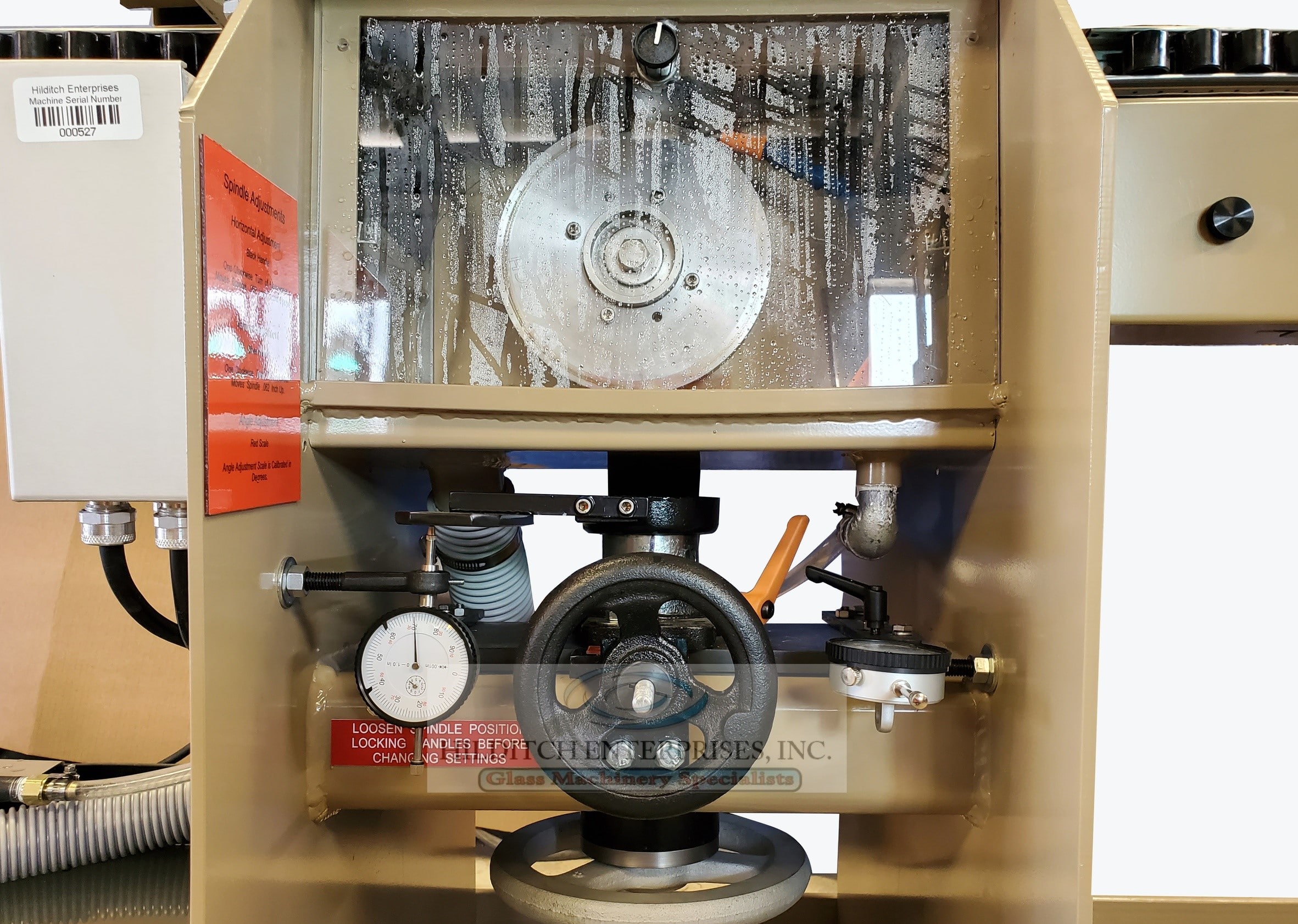 VE1P Single Spindle Glass Edger