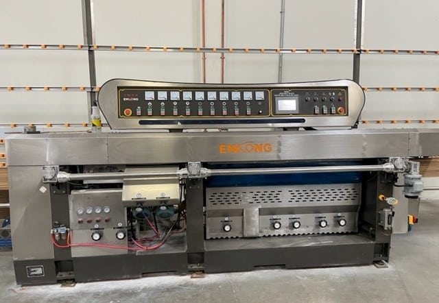 Enkongs 9 Spindle Glass Edger/Miter Machine