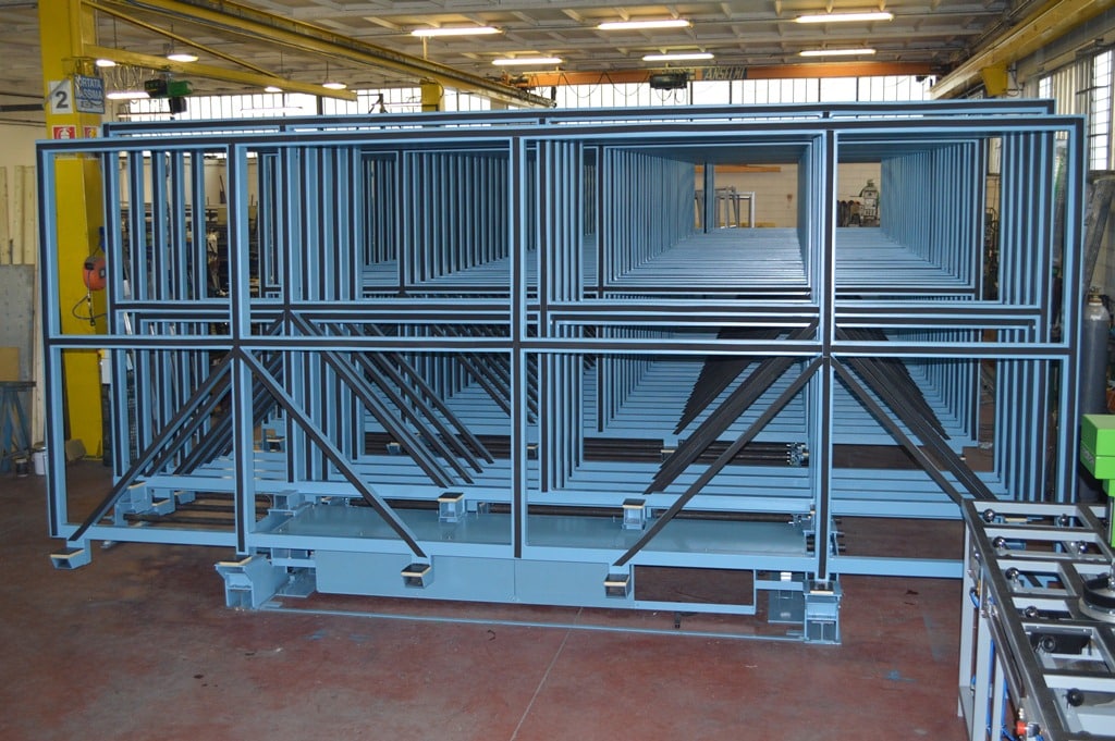 Semi Automatic Glass Storage System