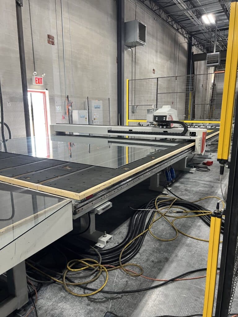 Intermac CNC Cutting Table and Movetro Storage System