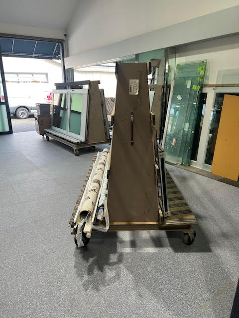 A Frame Glass Cart